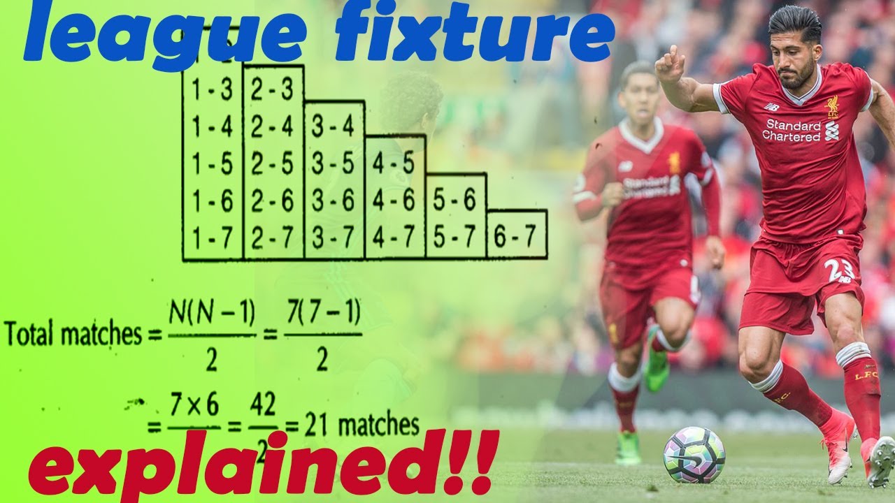 Fixtures class 12 - league fixture - YouTube