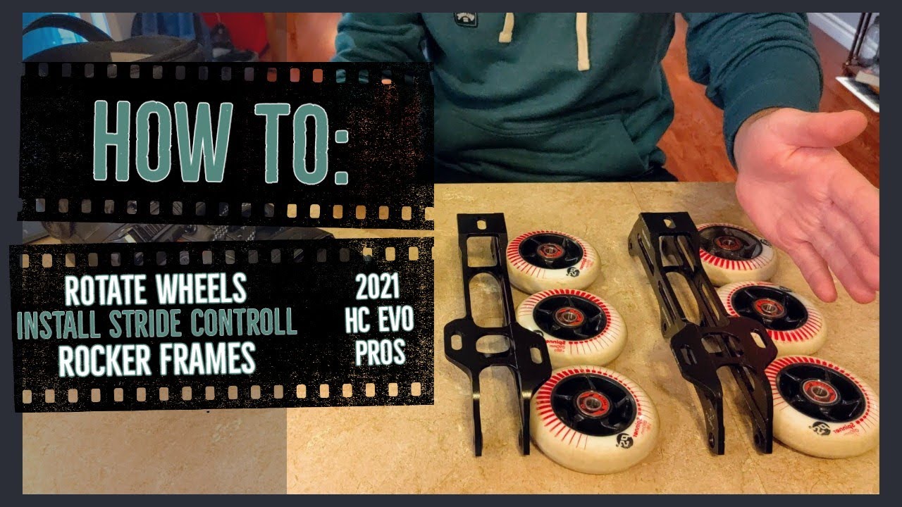HOW TO: Rotate Wheels, Install Stride Control, and Rocker the Powerslide HC Evo - YouTube