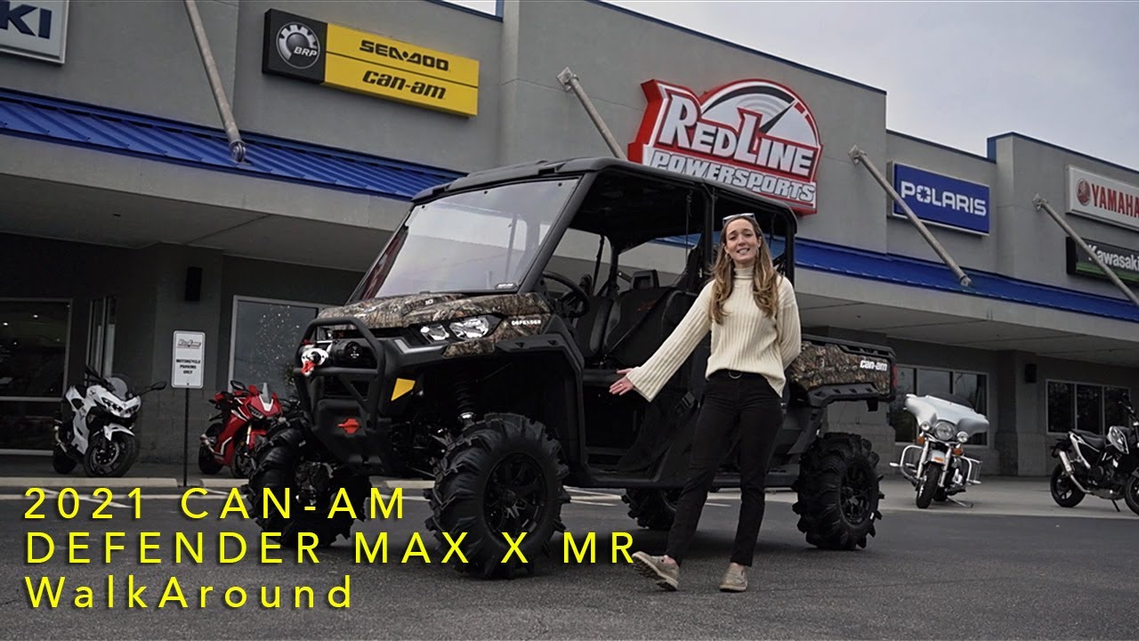 2021 CAN-AM DEFENDER MAX X MR WALK AROUND - YouTube