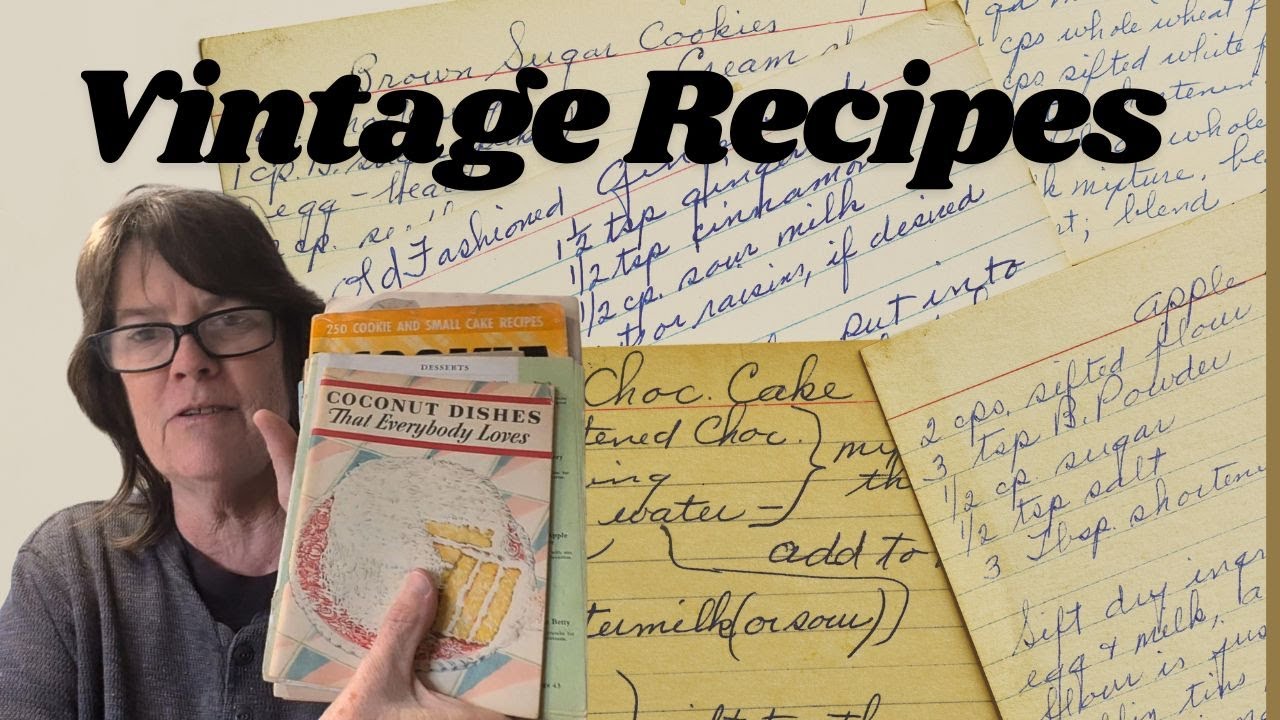 Back in the Kitchen: 1920s–1930s Vintage Cookbooks & Recipes - YouTube