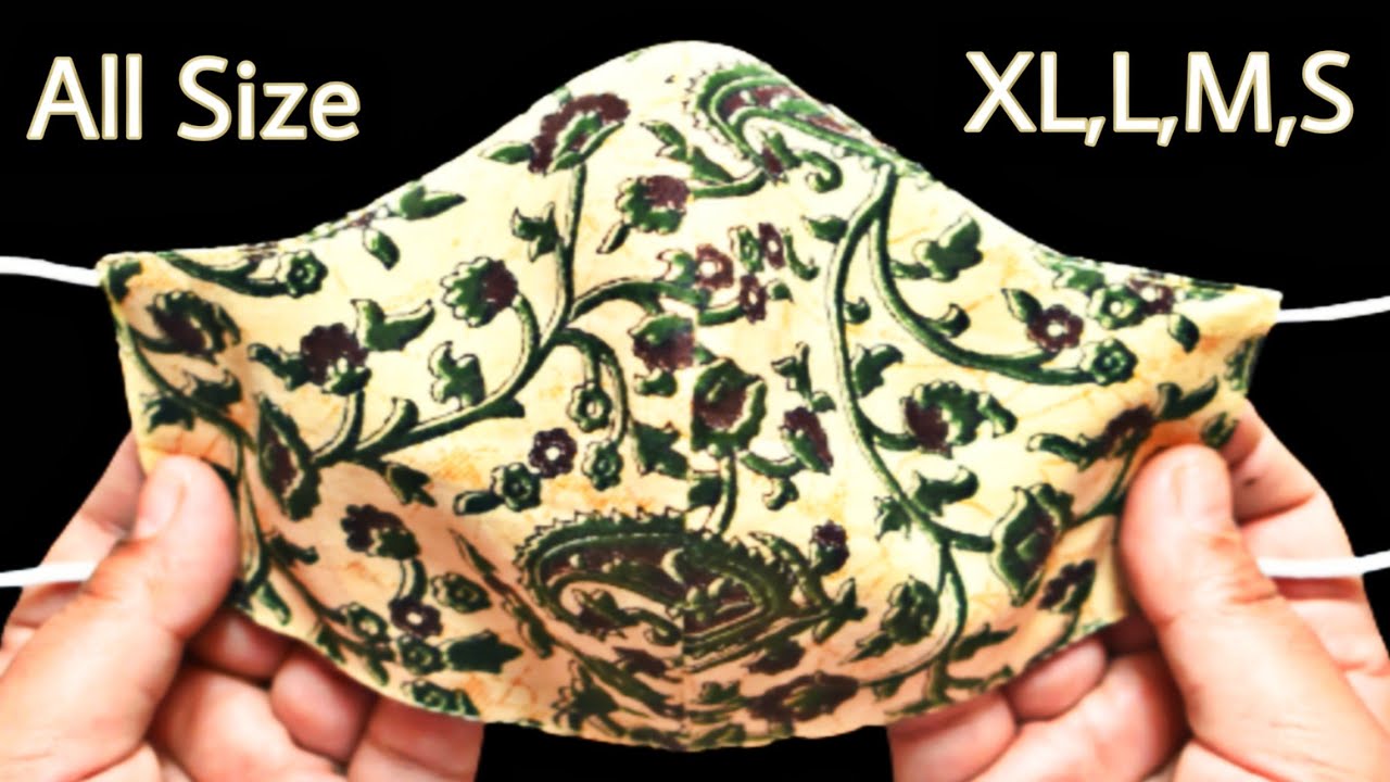 😷Very Easy New Style Pattern Mask😷 - Face Mask Sewing Tutorial - Anyone ...