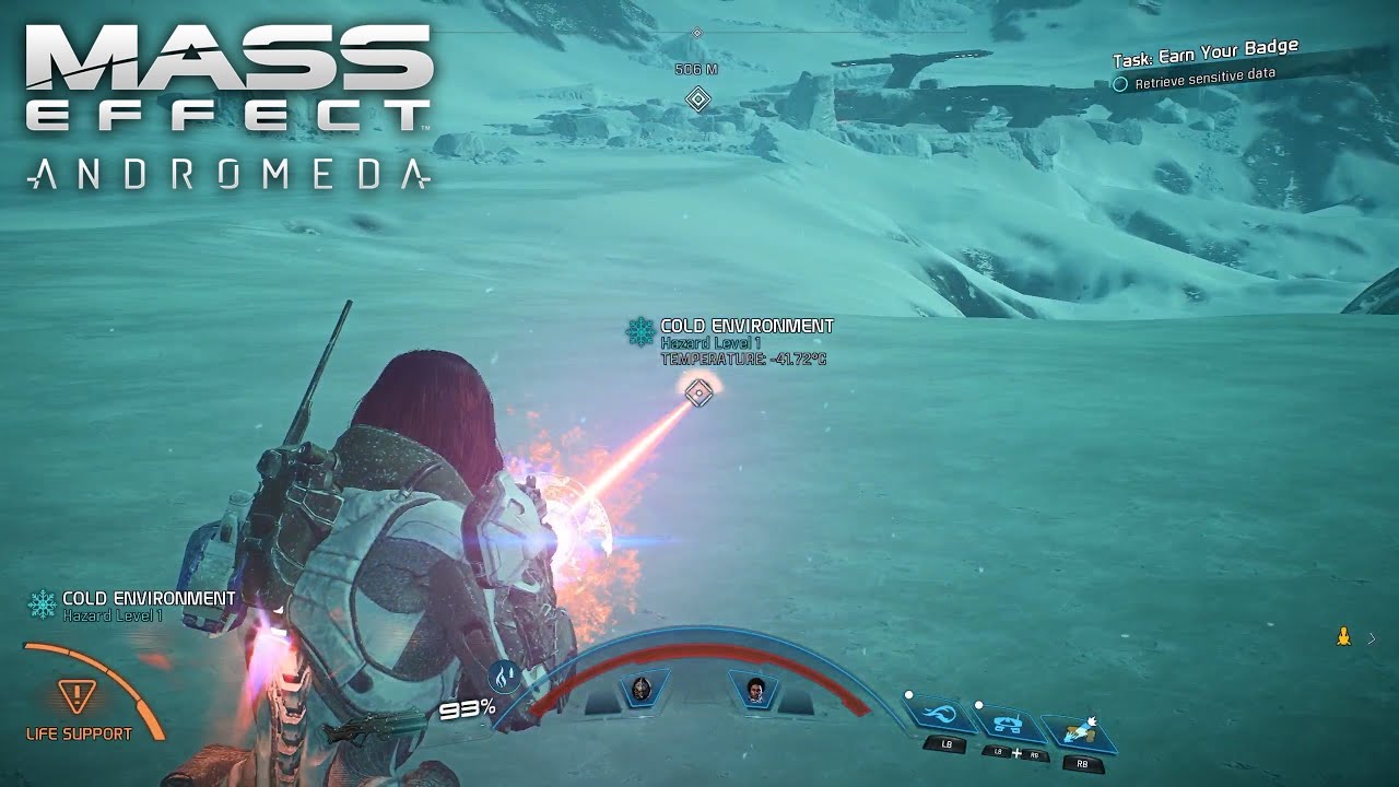 Mass Effect Andromeda Beam Emitter Cyclone AR ( PC Modded 1440p 60fps ) - YouTube