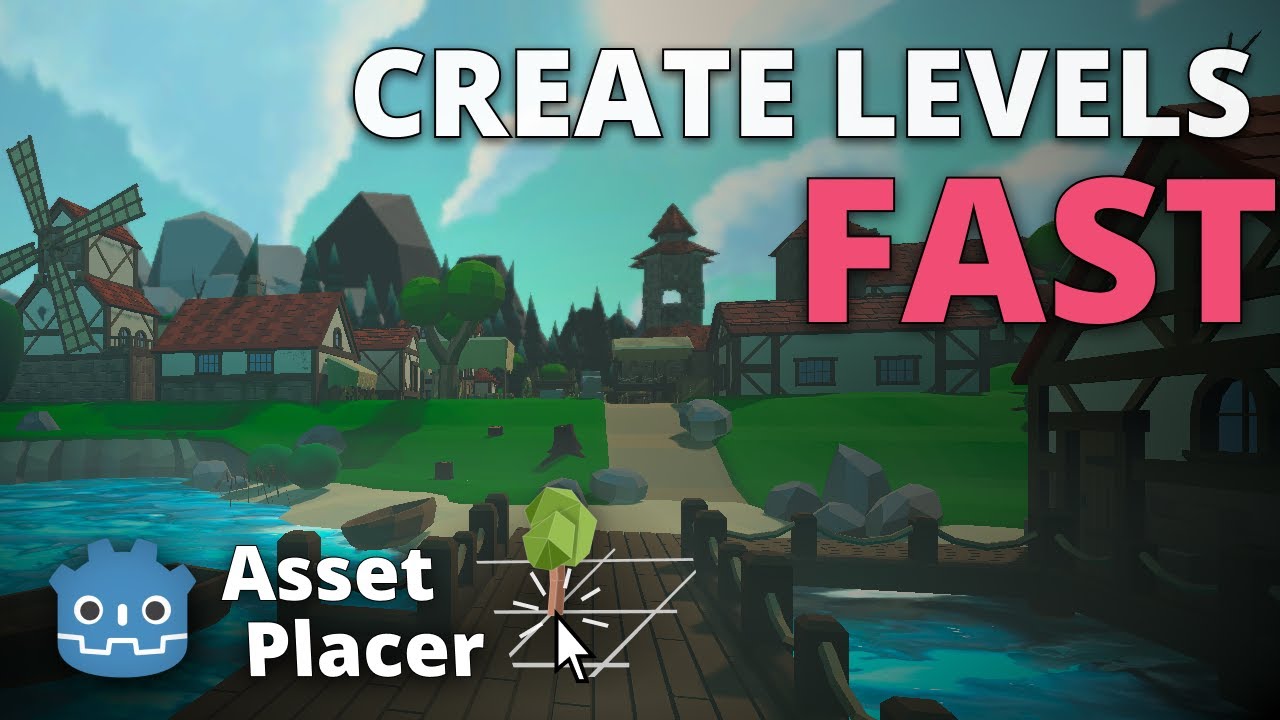 Godot 4 Level Design Tool | AssetPlacer Release Trailer - YouTube
