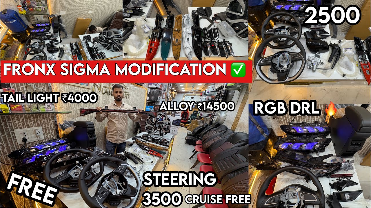 2025 Fronx Genuine Accessories Fronx Sigma Modified🔥Fronx Base To Top ...