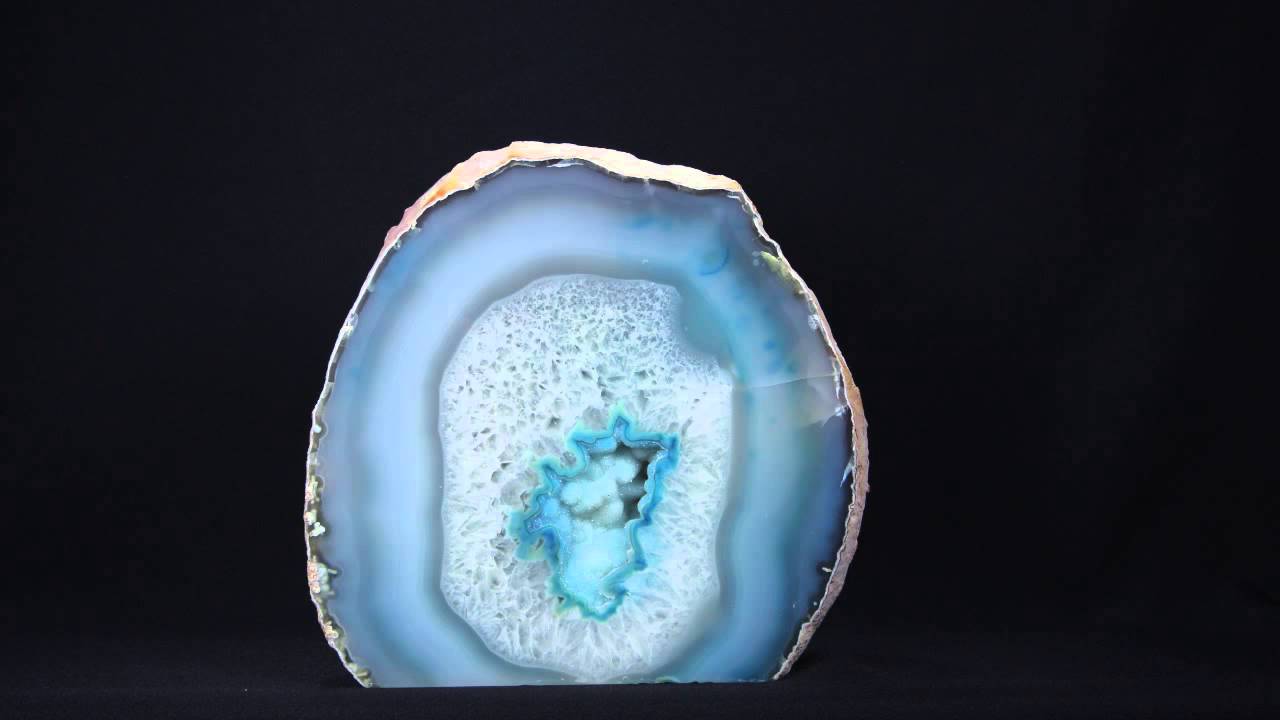 Agate Cut with a Base - Silver Streak - YouTube
