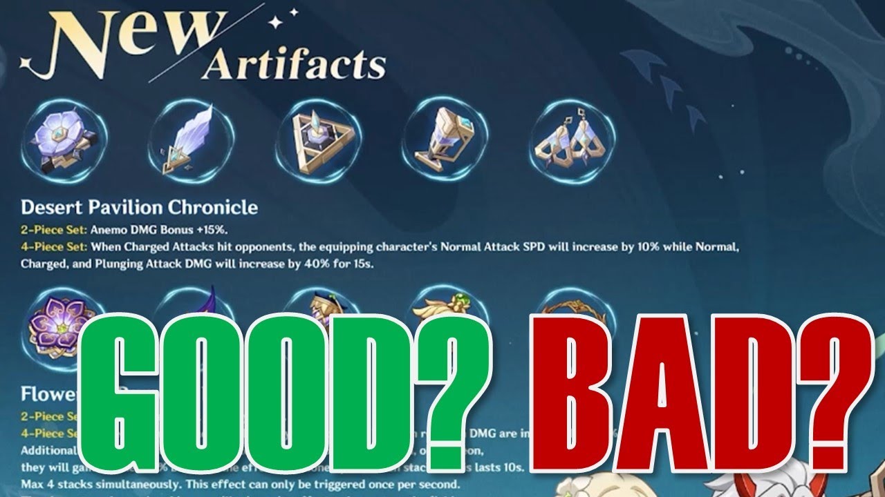 NEW 3.3 Artifacts Analysis & Thoughts - Who Can Use Them? Worth Farming? | Genshin Impact - YouTube