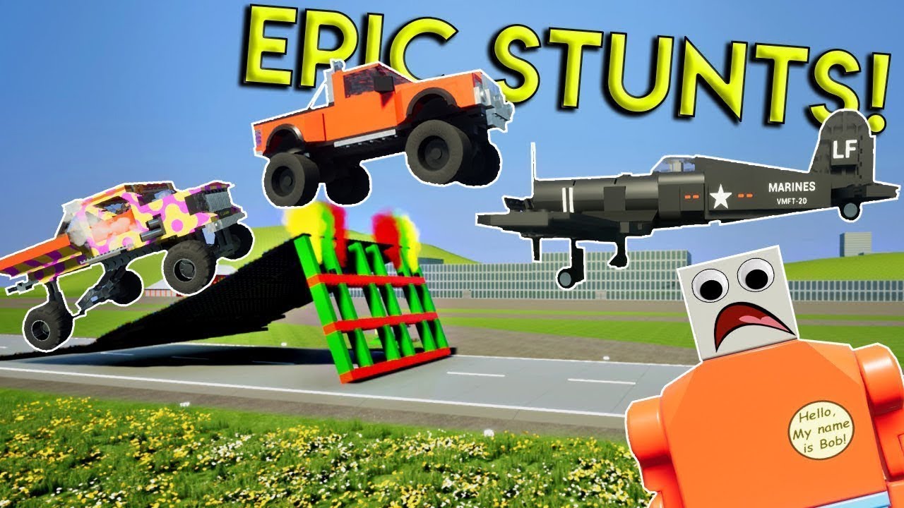 EPIC MULTIPLAYER STUNTS & CRASHES! - Brick Rigs Multiplayer Gameplay ...