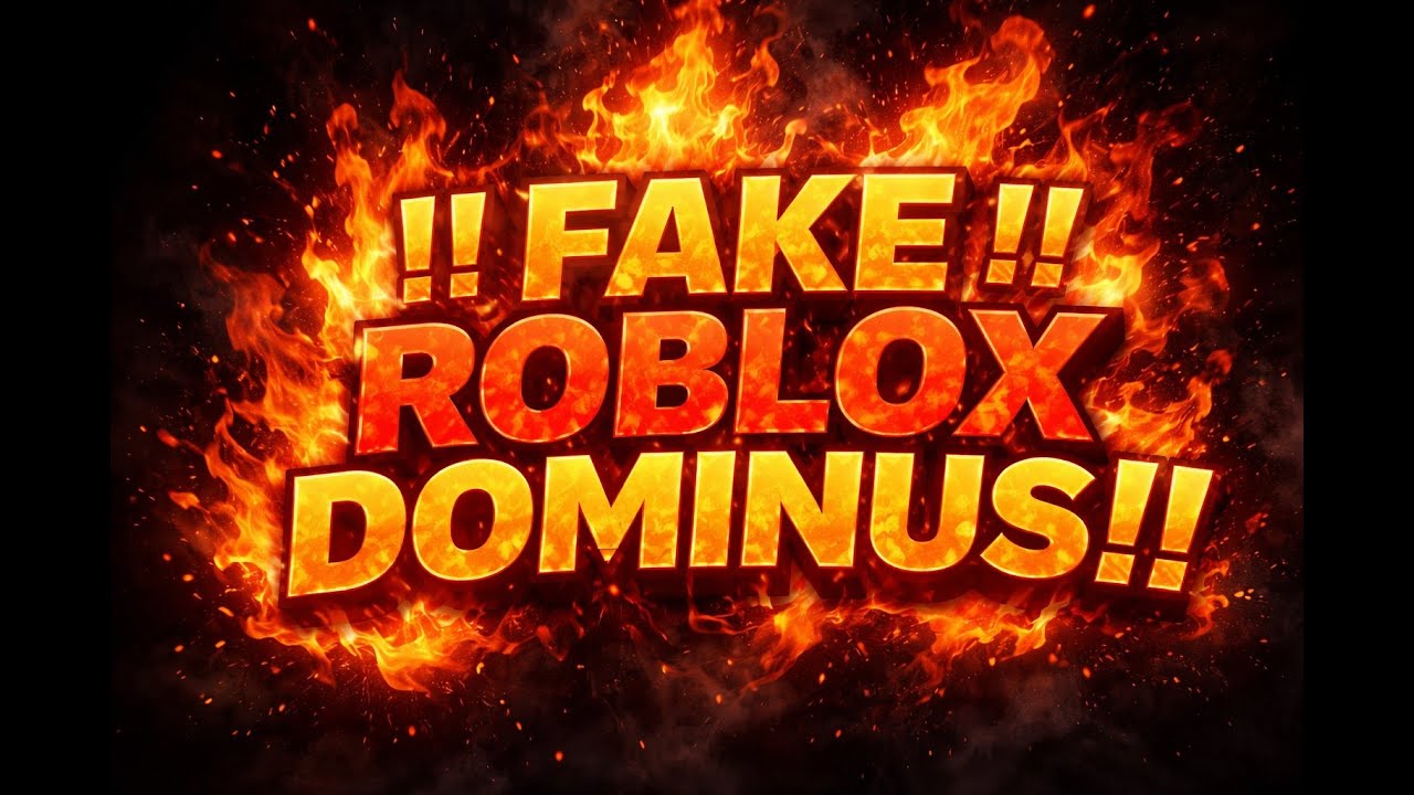Fake Roblox Dominus!!! BRAND NEW !! - YouTube