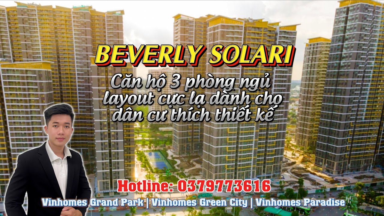 Căn hộ Beverly Solari 3 phòng ngủ với layout cực lạ - YouTube