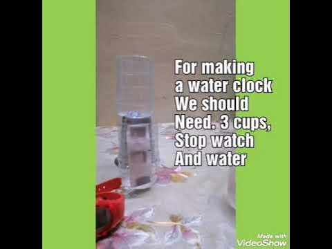 How to make water clock - YouTube