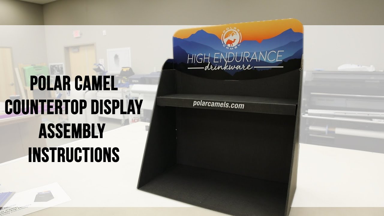 Polar Camel Countertop Display Assembly Instructions - YouTube