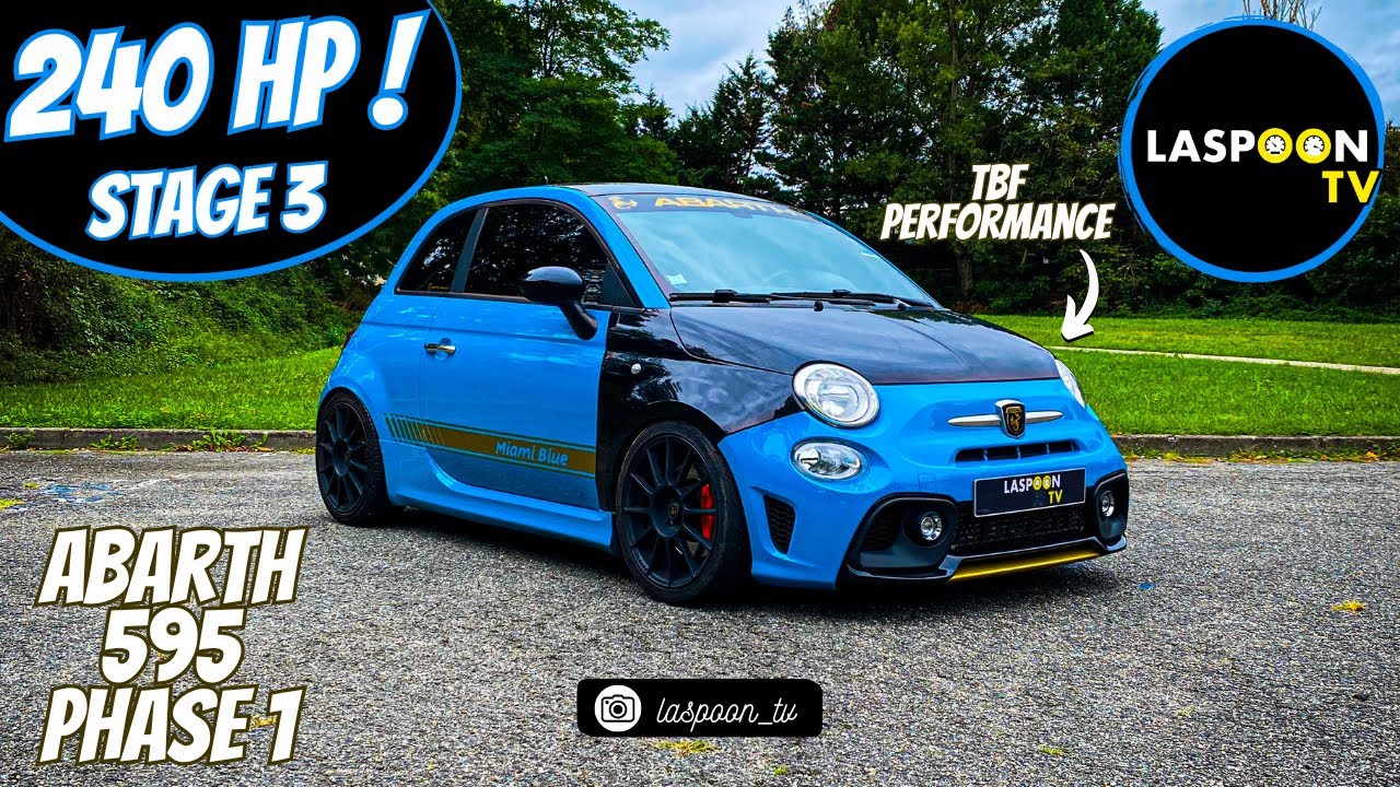 ABARTH 595 STAGE 3 TBF Performance, ACCROCHEZ VOUS ! 😵 - YouTube