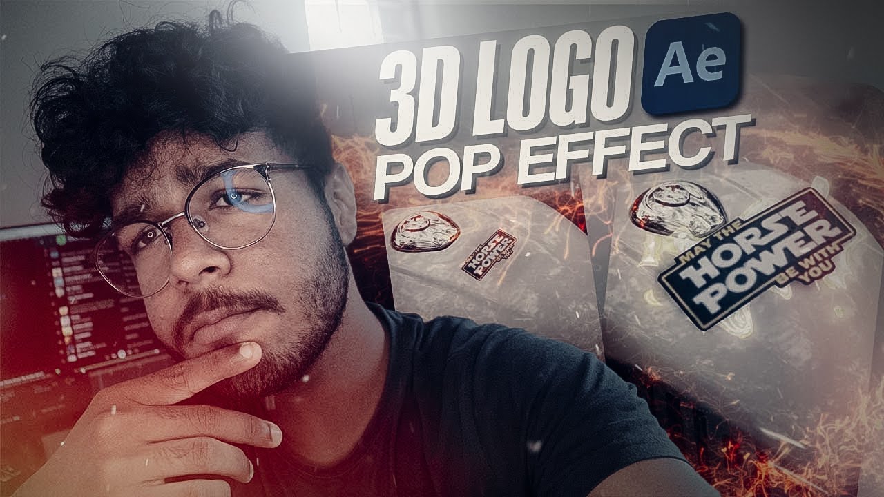 3d logo pop effect in after effects | malayalam tutorial - YouTube