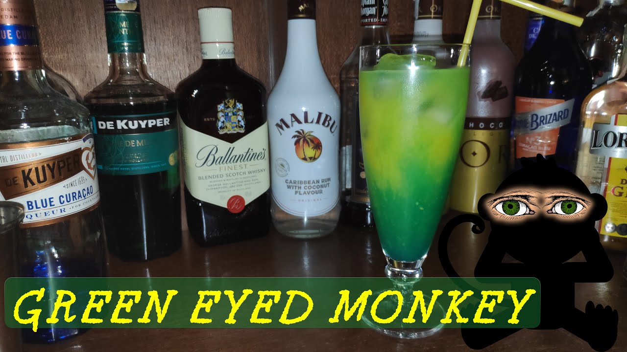 Green Eyed Monkey - Cocktail - YouTube