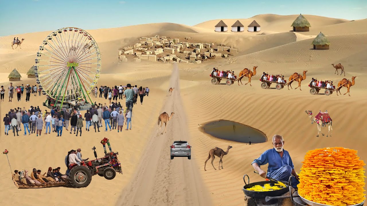 Biggest Vaisakhi Festival in Deep Desert | Desert Village Life in ...