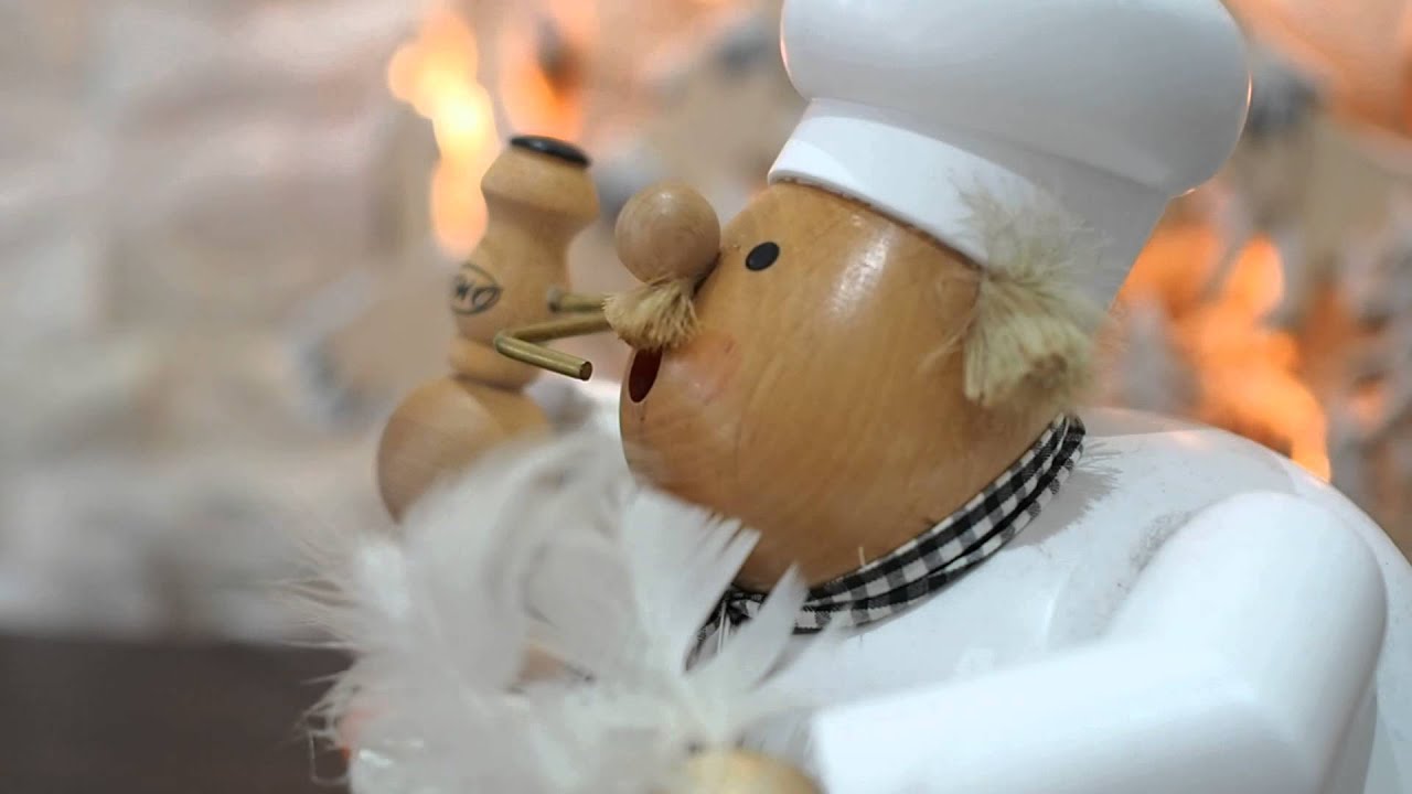 How a traditional Christmas Incense Smoker Works - YouTube