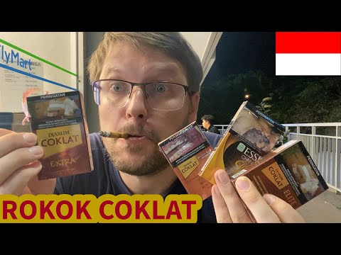 CHOCOLATE INDONESIAN CIGARETTES 🚬🍫🇮🇩