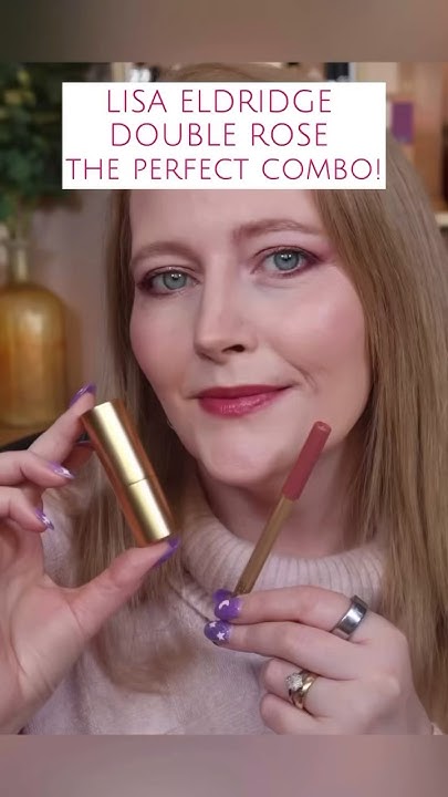 💋Lisa Eldridge Double Rose look with 2C Sculpt & Shape liner & Rose ...