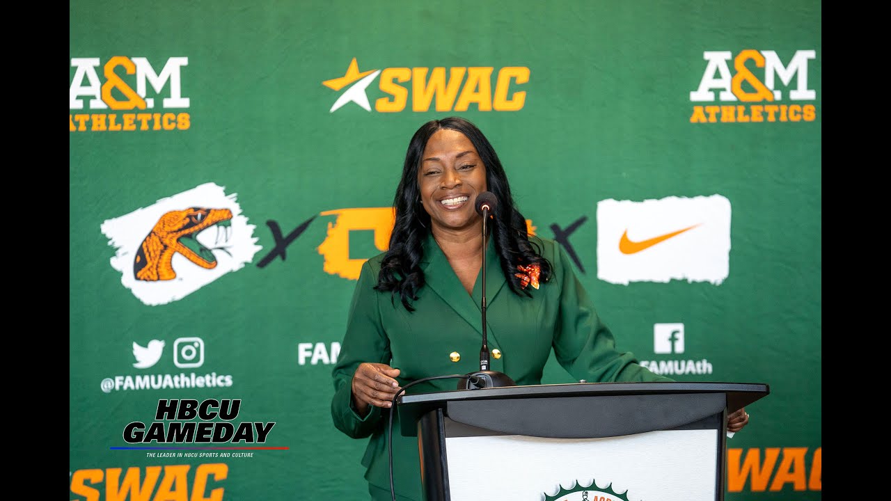 FAMU new VP/AD Angela Suggs Press Conference - YouTube
