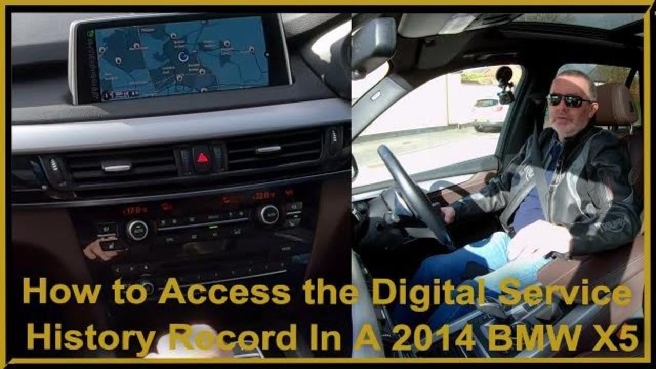 How to Access the Digital Service History Record In A 2014 BMW X5 - YouTube