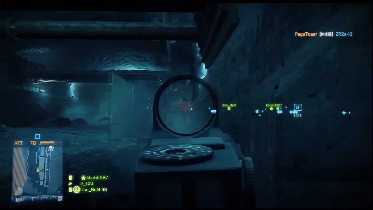 Triple Kill PP2000 - Battlefield 3 (No audio) - YouTube
