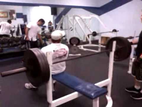 Mitchell Flat Benching 350 LBS.! - YouTube