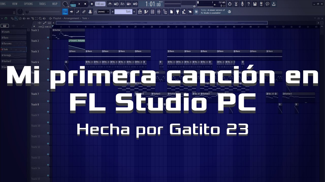 MI PRIMERA CANCIÓN EN FL STUDIO PC! - Gatito 23 - YouTube