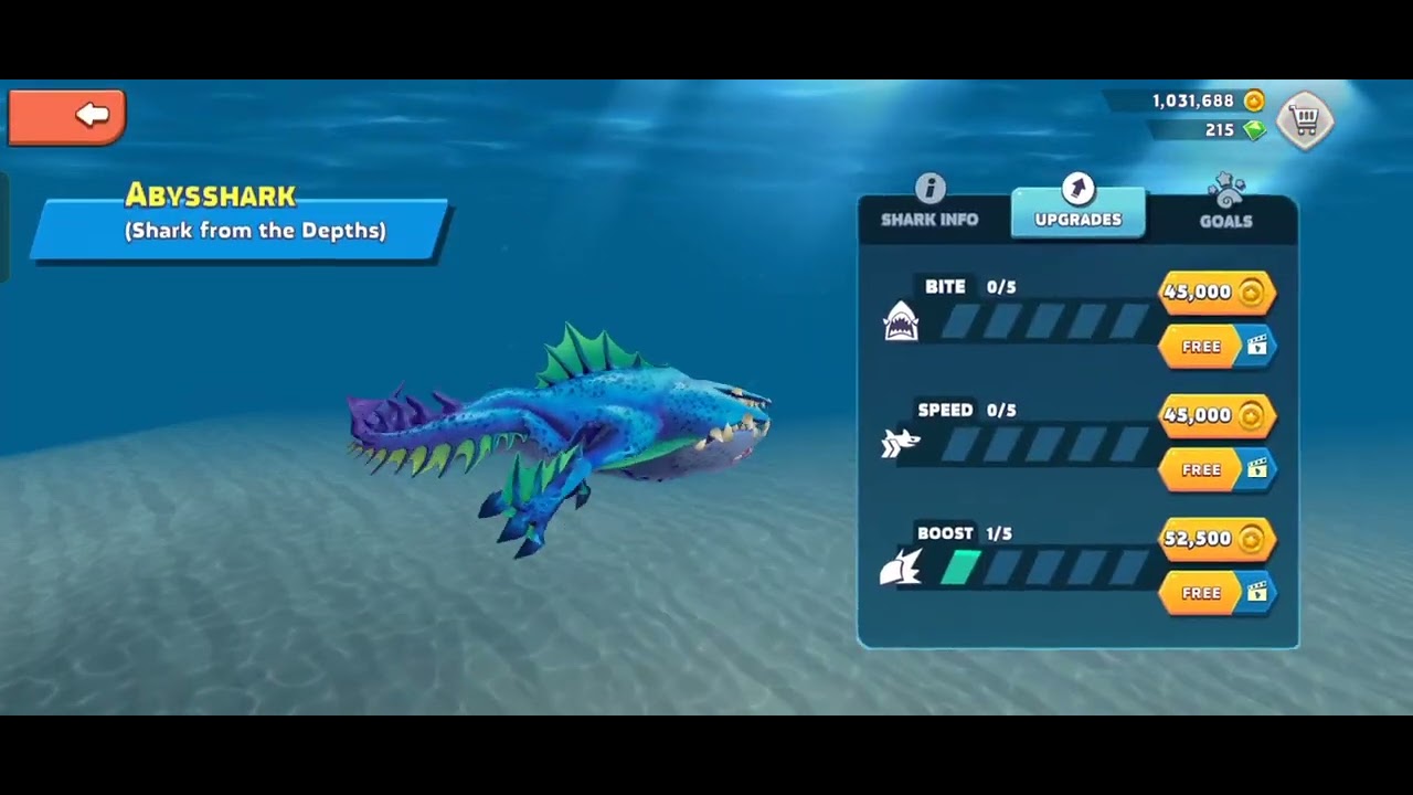 Hungry Shark Evolution Bug: Missing Abyssaurus Rex??? - YouTube