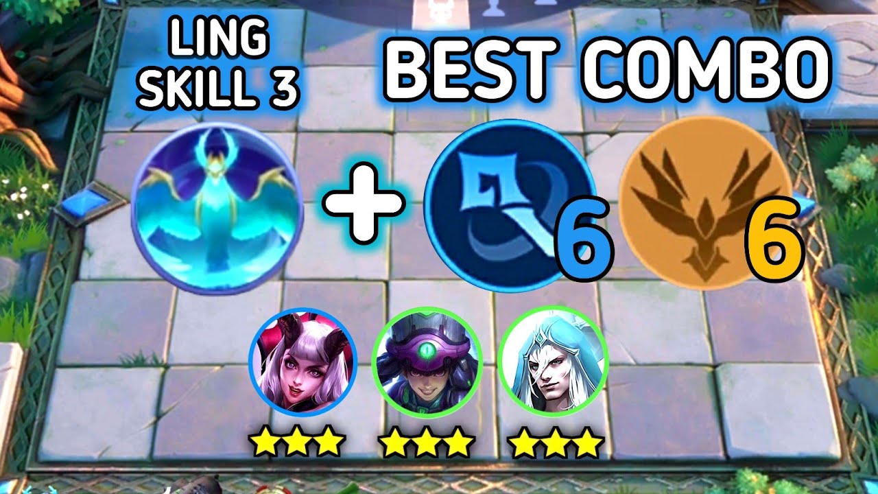 Magic Chess: LING Skill 3 Best Combo With Mage and Lightborn - YouTube