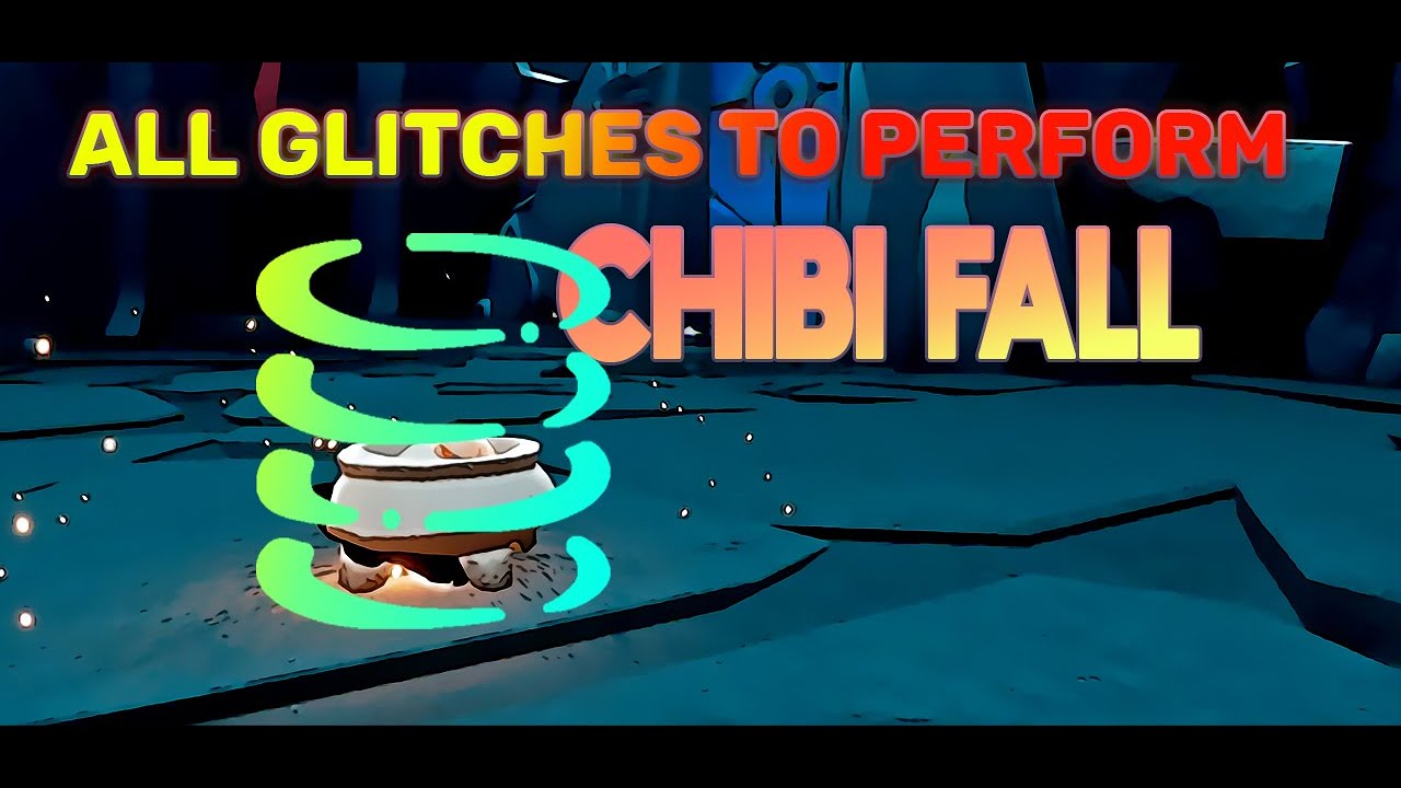 Chibi Fall on Flat Surface Chibi Fall on Surface Without a Table Sky ...