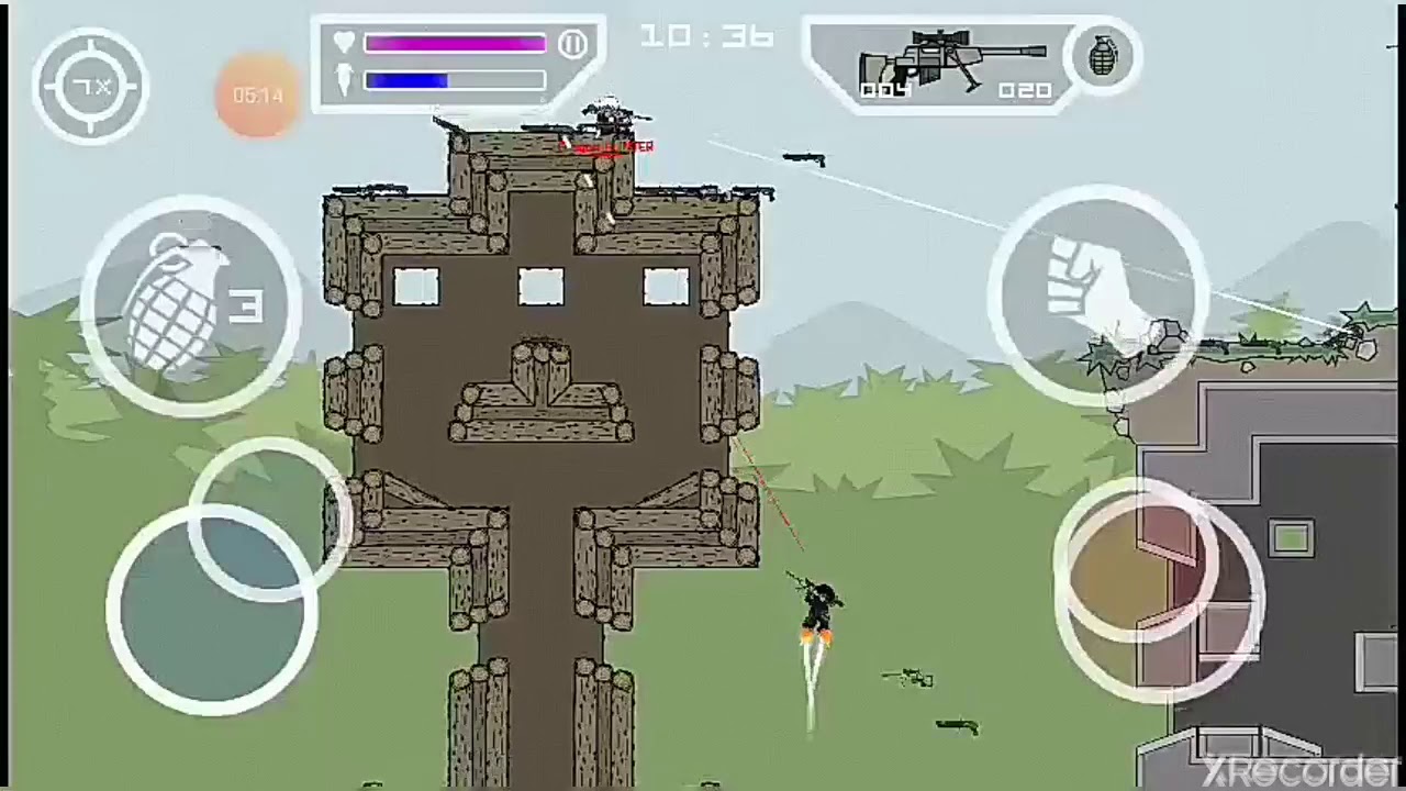 Mini militia (game play) - YouTube
