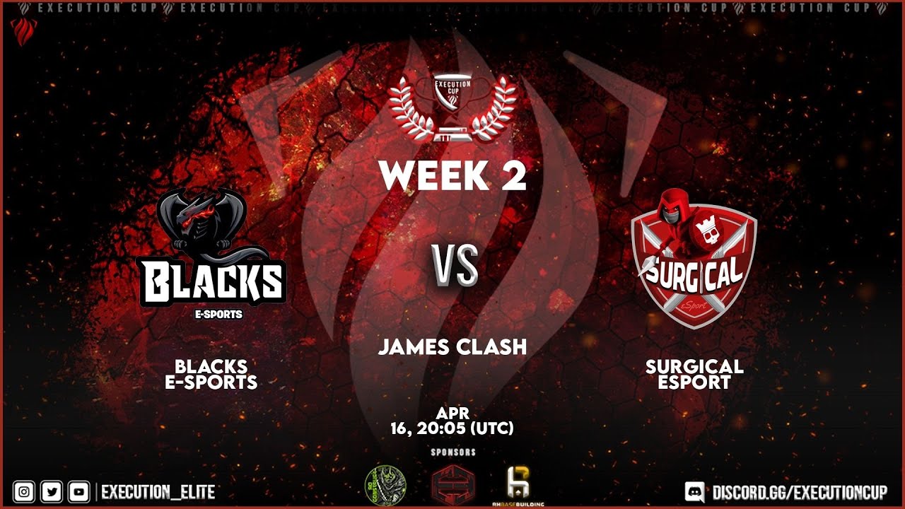 BLACKS E-SPORTS 🆚 SURGICAL E-SPORTS - EXECUTION CUP LEAGUE - WEEK 2🏆 ...