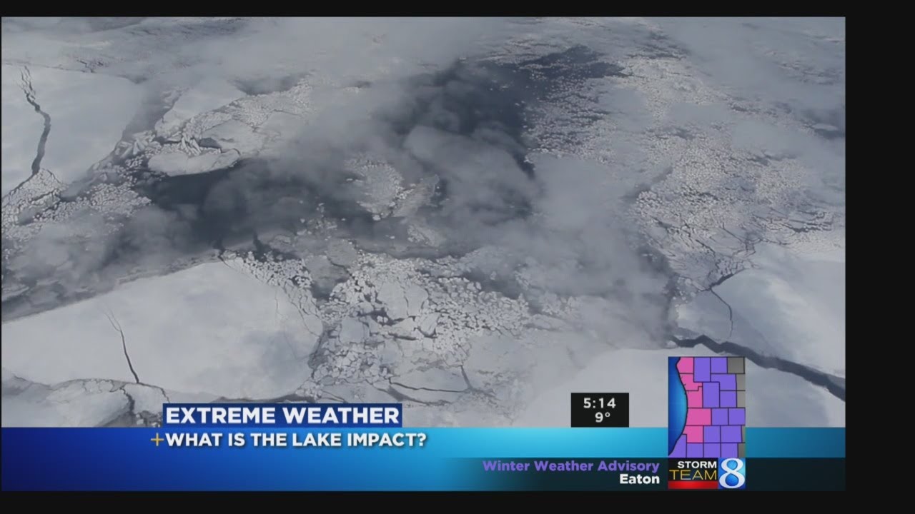 The impact of the cold on the Great Lakes - YouTube