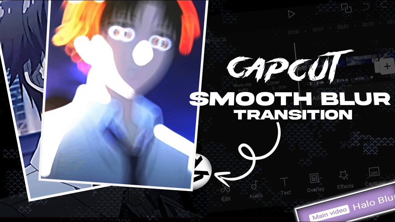 Capcut smooth blur transition/ Capcut tutorial - YouTube
