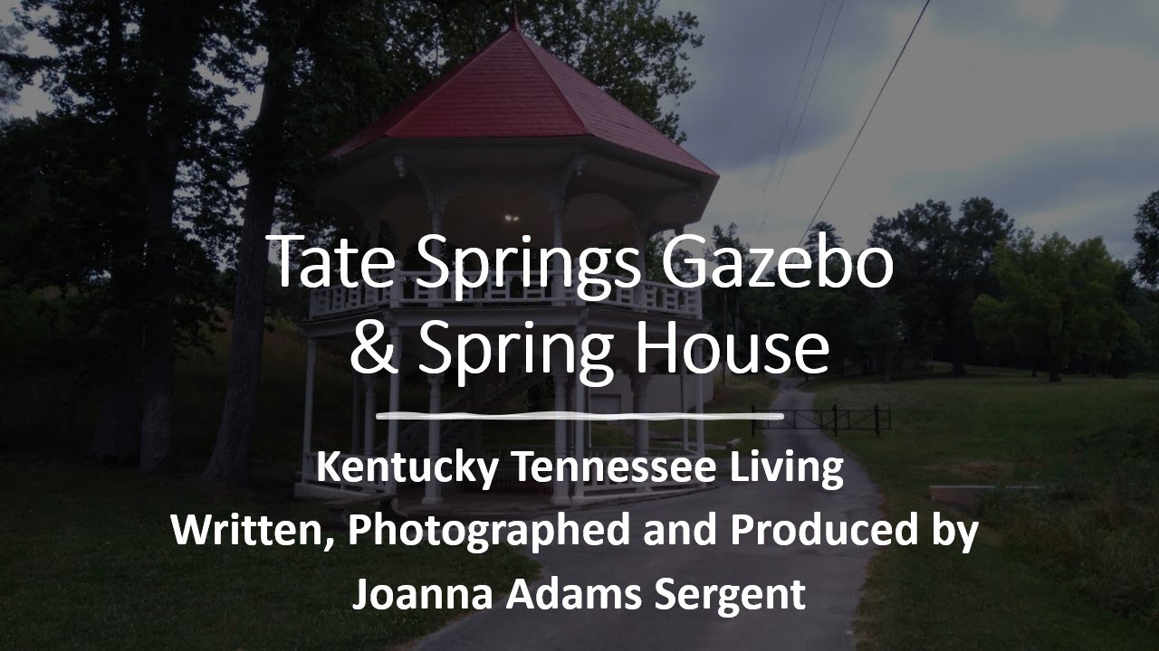 Tate Springs Gazebo and Spring House - YouTube