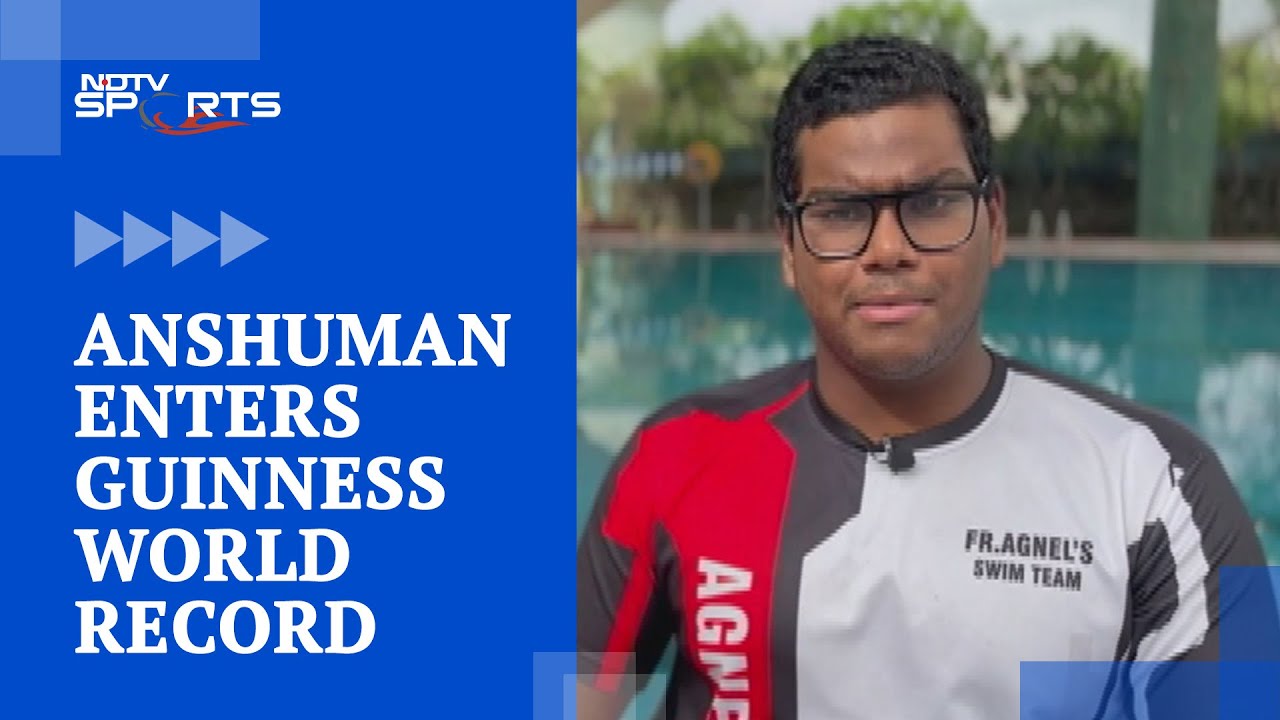 India's Anshuman Jhingran Sets Unique Record At Sea - YouTube