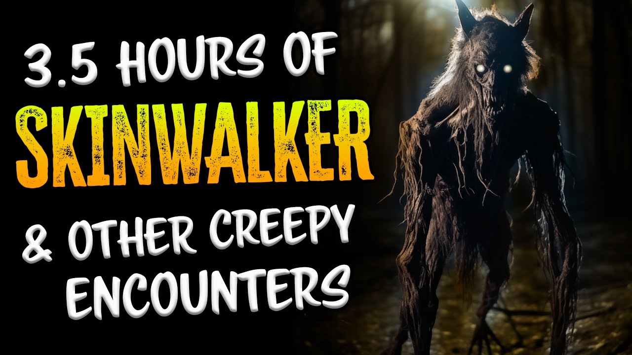 3.5 Hours of SKINWALKER & CRYPTID Scary Stories | RAIN SOUNDS | Horror ...