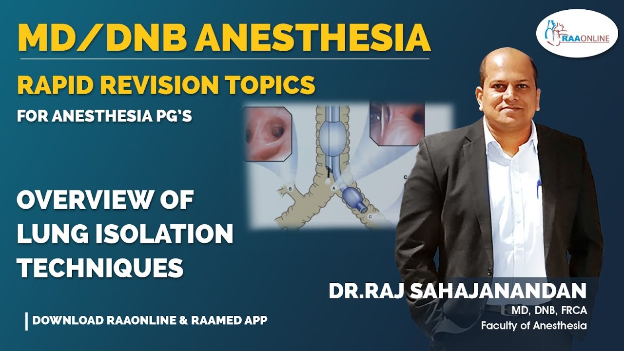 Overview of Lung Isolation Techniques - YouTube