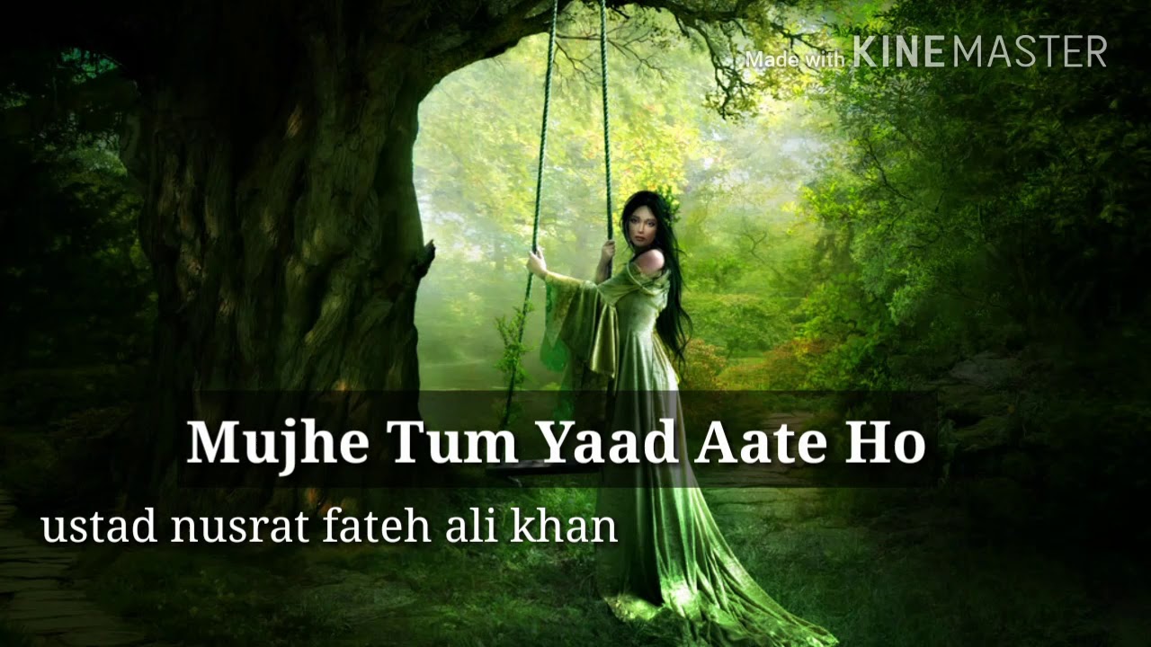 Mujhe Tum Yaad Aate Ho ustad nusrat fateh ali khan remix video dr zubair - YouTube