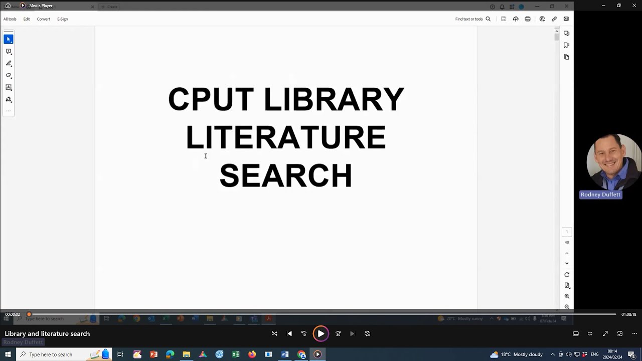 Library and literature search - YouTube