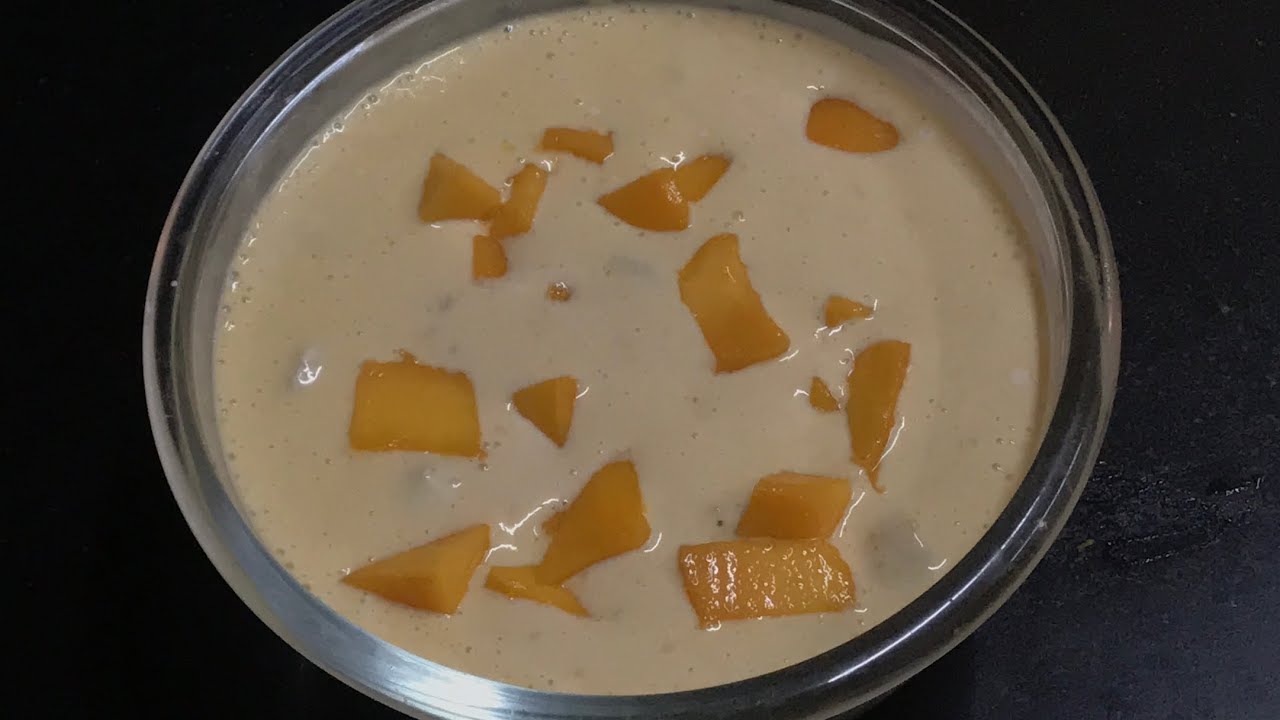 2 minutes Yummy mango fruit dessert - YouTube