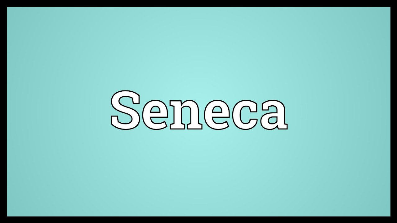 Seneca Meaning - YouTube