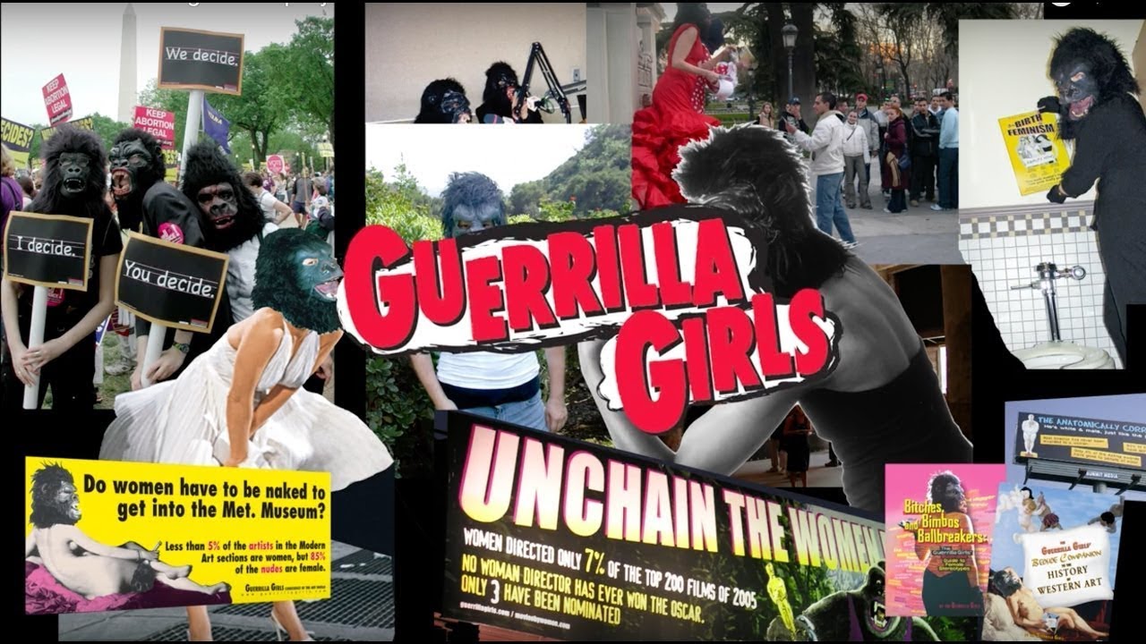 Guerrilla Girls Images & Projects 1985-2018 - YouTube