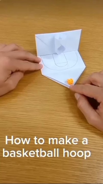 How to make basketball , origami paper basketball hoop , basketball ...
