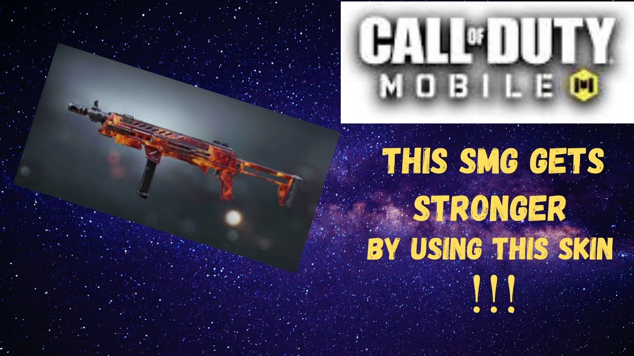 THIS SMG GETS STRONGER BY USING THIS SKIN!!! CALL OF DUTY MOBILE - YouTube