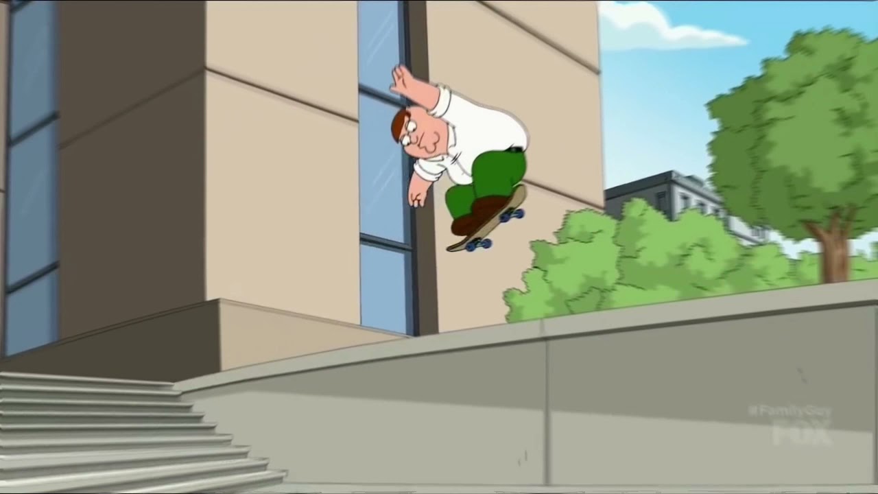 Family Guy Peter Griffin's GoPro Skate Video HD 1HD720p - YouTube