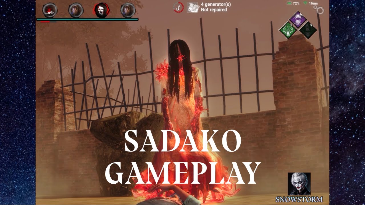 Gold Sleeping Blossom Sadako Gameplay - Killer Rank 1 | Dead By ...