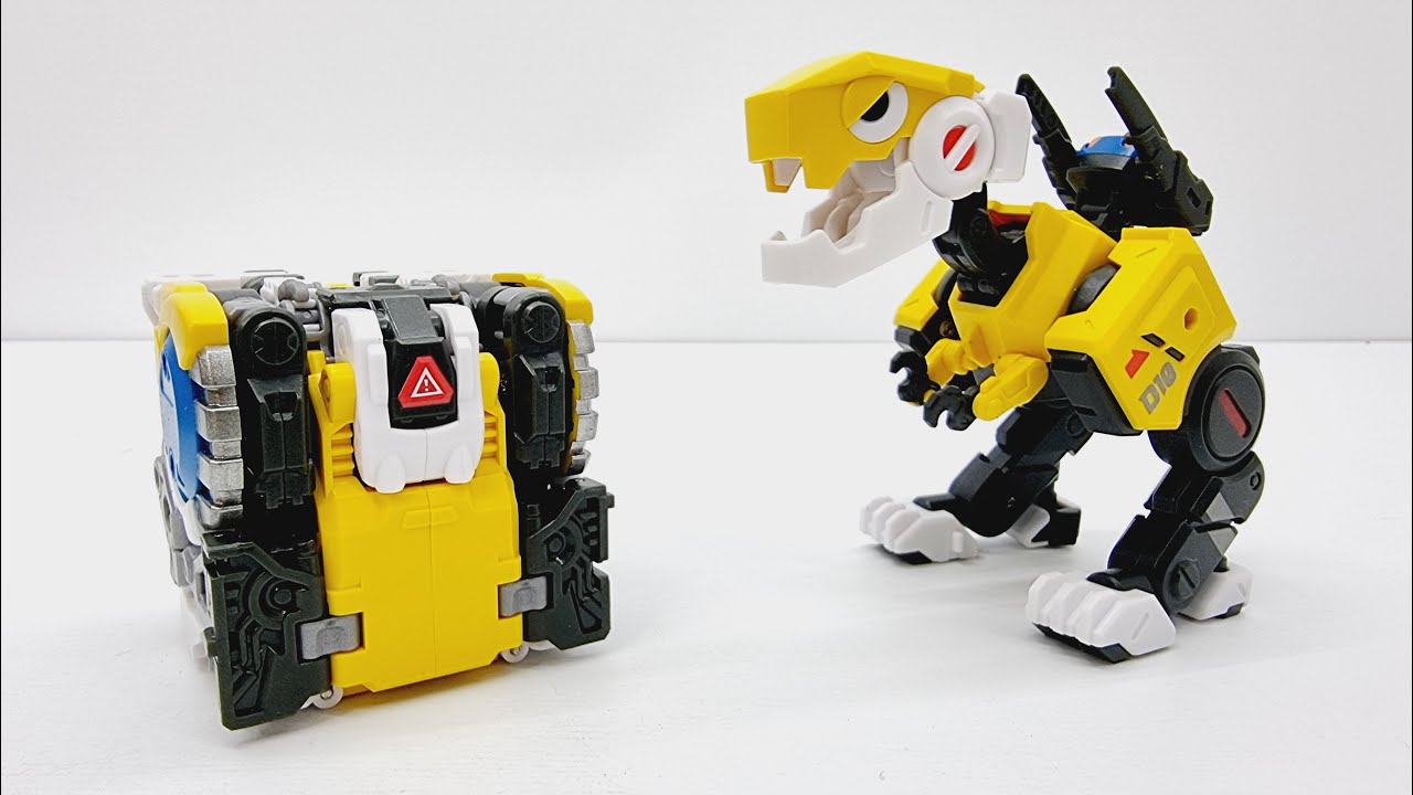 52toys beastbox bb-30 MEGA DIO DINOSAUR 비스트박스 큐브 박스 공룡 로봇 장난감 변신 영상 ...