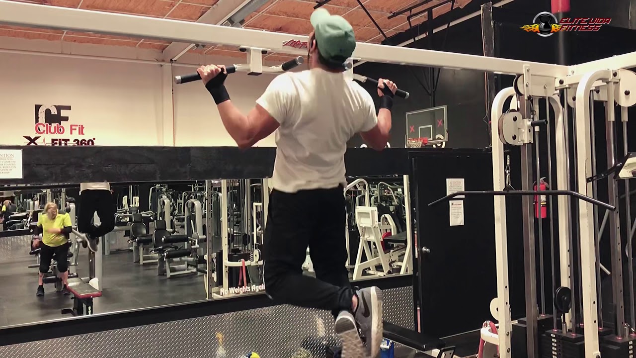 One and a half pull up variation - YouTube