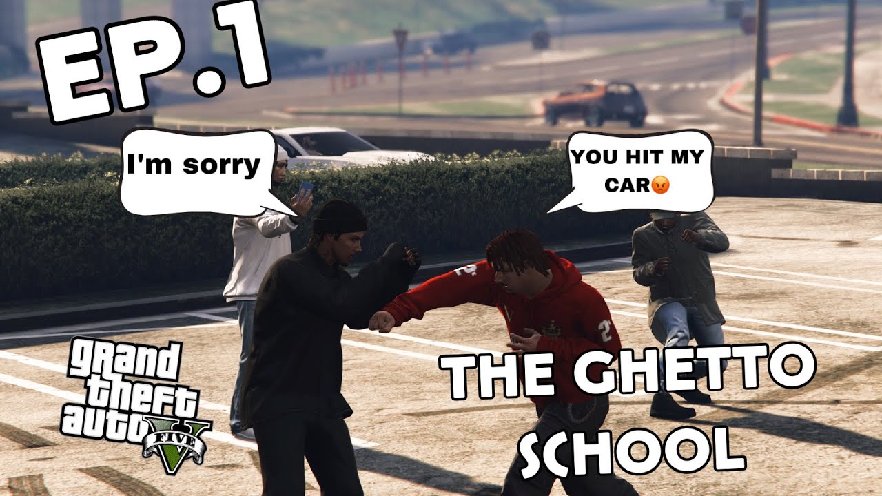 GTA RP PS4 THE GHETTO SCHOOL EP. 1 - MUSTANG DRIVER - YouTube